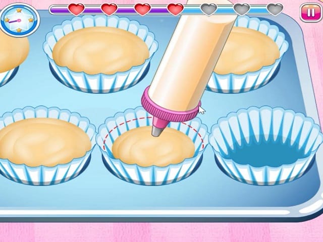 LITTLE CUPCAKE MAKER jogo online no JogosJogos.com