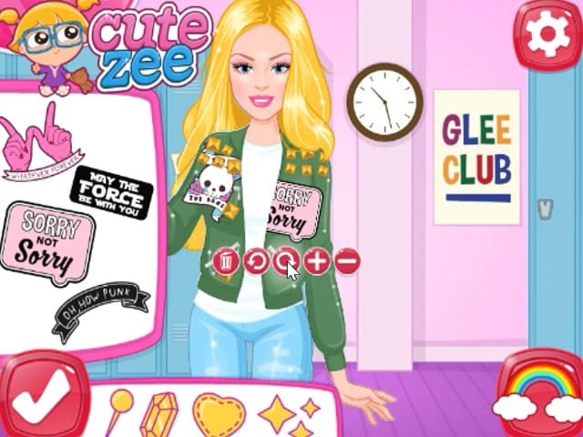 BARBIE AND KEN PIN MY OUTFIT jogo online no JogosJogos.com