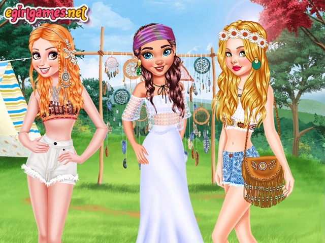 LOVELY BOHO HAIRSTYLING jogo online no JogosJogos.com