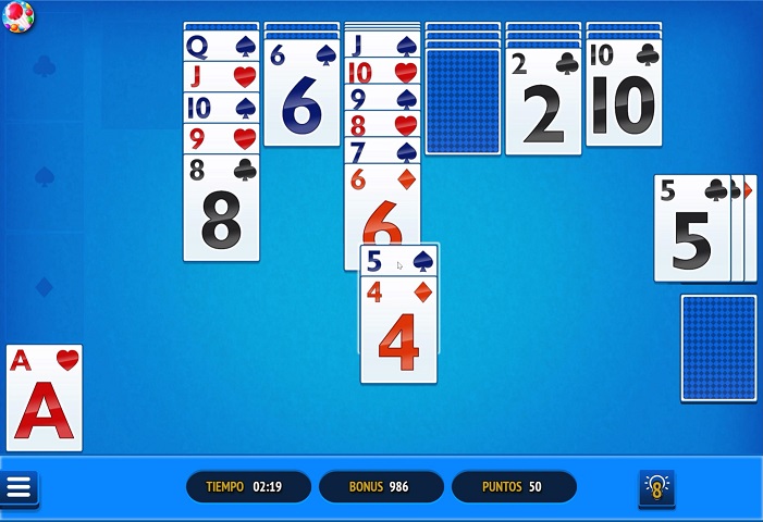 SOLITAIRE DAILY CHALLENGE jogo online no JogosJogos.com
