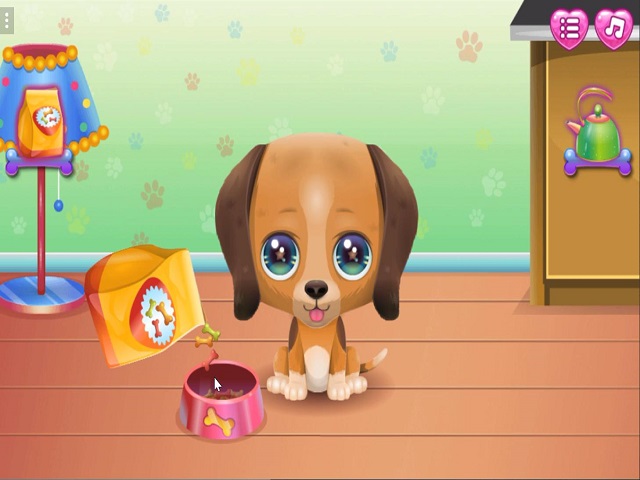 CUTE PUPPY CARE jogo online no JogosJogos.com