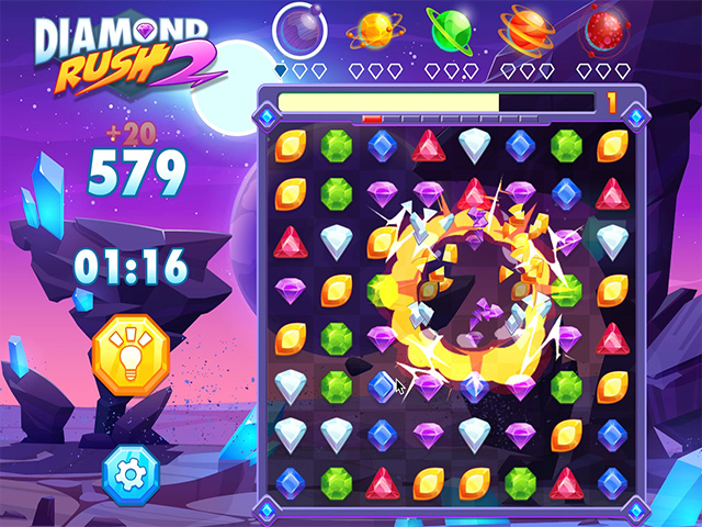 DIAMOND RUSH 2 jogo online no JogosJogos.com