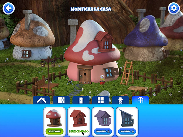 THE SMURFS VILLAGE CLEANING jogo online no JogosJogos.com